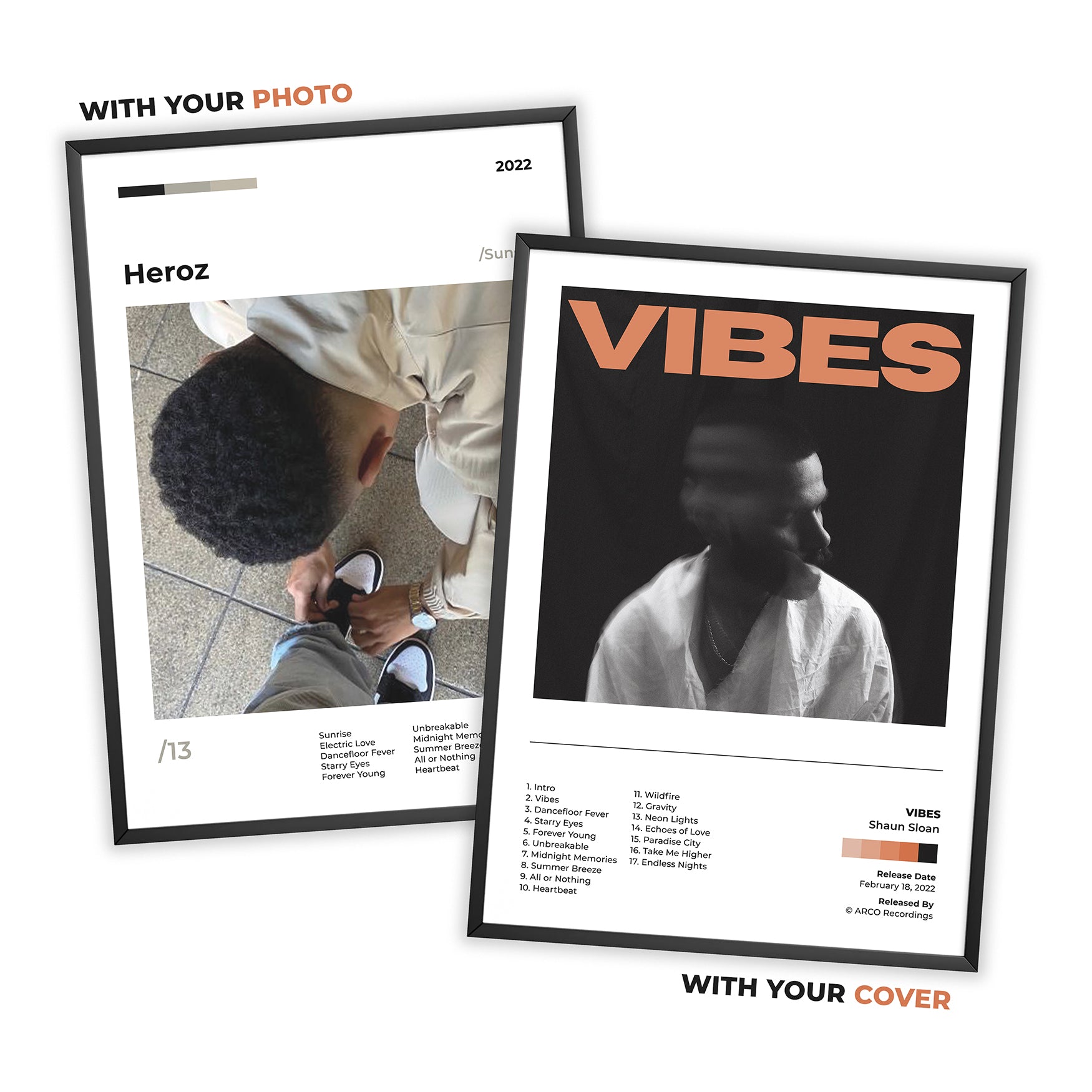 Create your own Album Poster – 'MISO' Template – ARCO