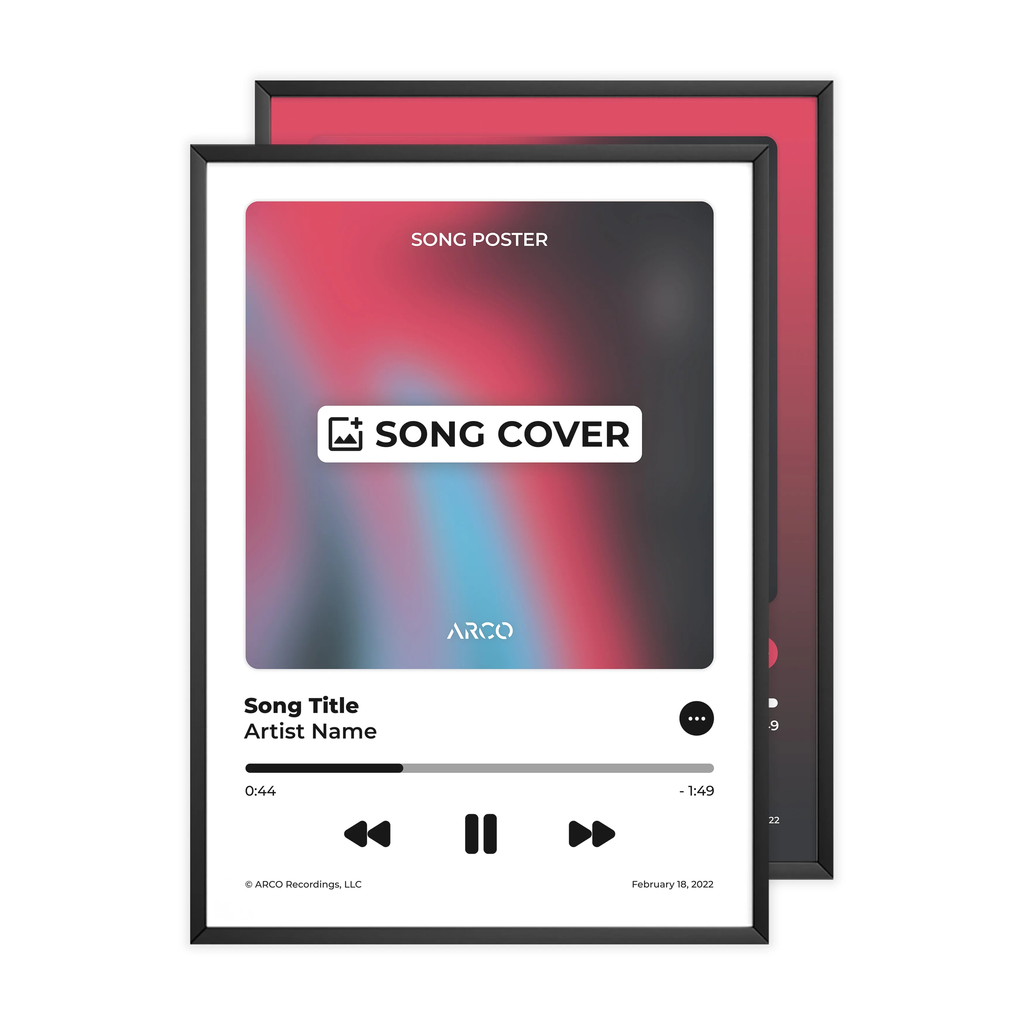 Create your own Song Poster – 'PLAY' Template – ARCO